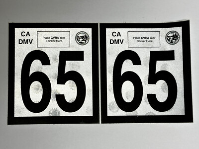 STICKER CVRA 65 000 LBS California Commercial Gross Vehicle Weight ...