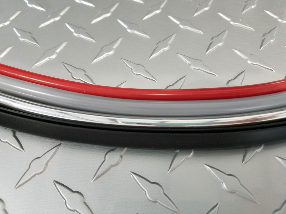 Diamond Plate Trim - "Chrome" Vinyl Edge (50 feet) | eBay