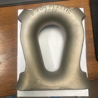 Newco KC, MO Bronze Rope Thimble 6 For Plastic Rope 3" Rope | eBay