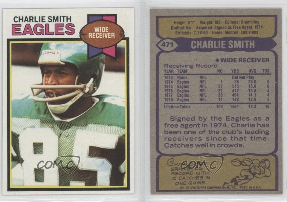 1979 Topps Charlie Smith Charlie A Smith #471 9l4 | eBay