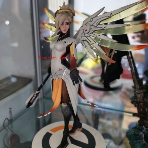Blizzard Overwatch Mercy 1/6 Collectible Statue Resin Figure Model Game ...