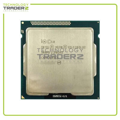 ** SR0PB Intel Xeon E3-1265L v2 Quad-Core 2.50GHz 8MB 45W Processor ...
