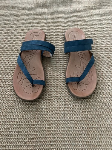 Born Women's Blue Thong Sandals Size 10 | eBay