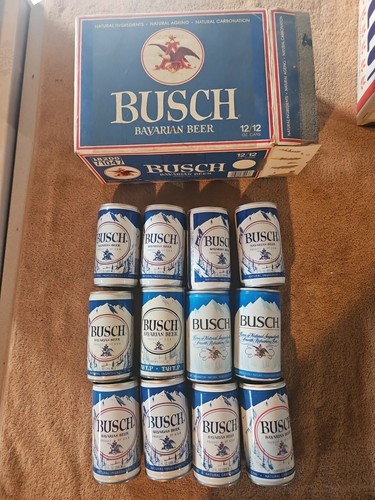 Busch Beer Vintage 12 Pack W/case EMPTY (Different Styles) | eBay