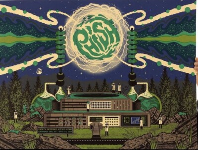 Phish Poster dicks denver 2021 concert tour justin helton art | eBay
