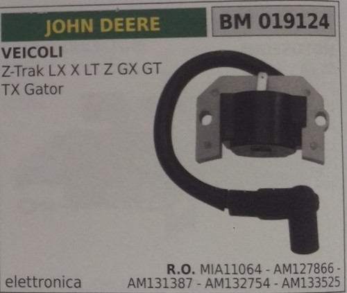 MIA11064 Electronic Coil John Deere Z-Track LX X LT Z GX GT TX GAT | eBay