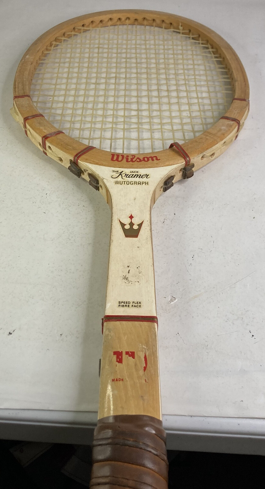 Used Vintage Wilson Jack Kramer Autograph Midsize Tennis Racket 4 3/8 L ...