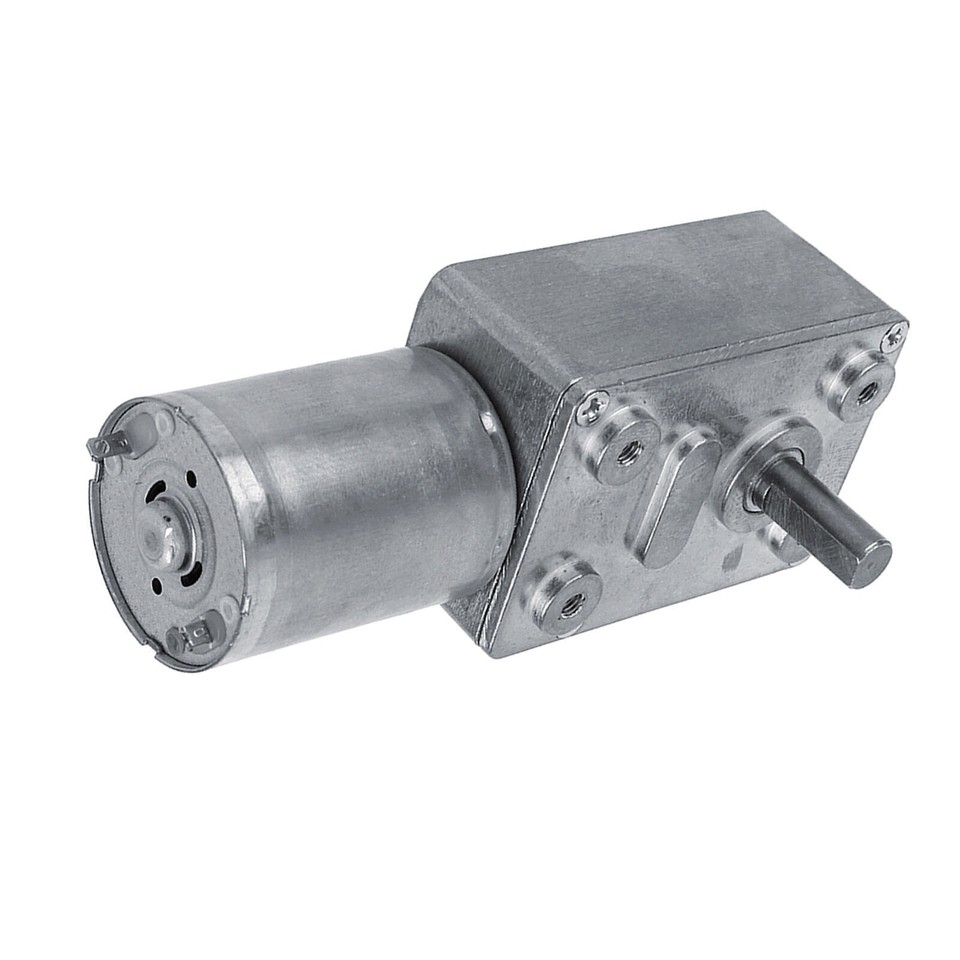 Reversible High Torque Worm Geared Drive Motor DC 12V Reduction Motor ...