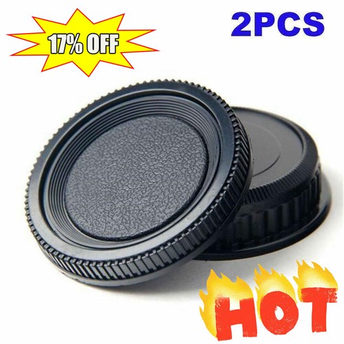 2X/set Plastic Rear Lens and Body Cap Cover For Pentax K U6A0 PK Camera ...