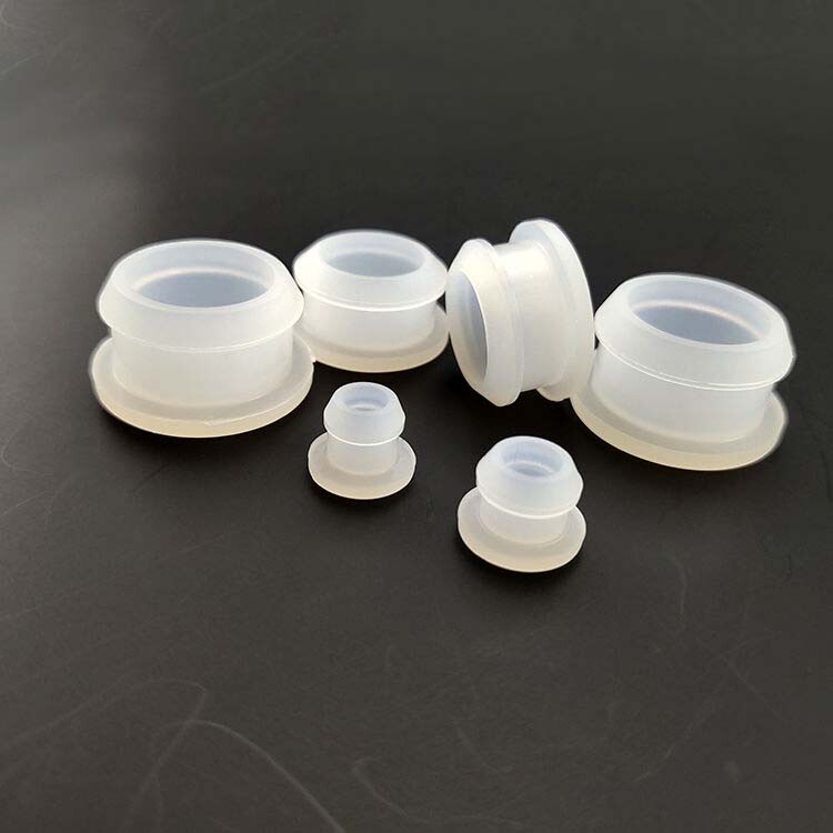 Stopper 2.5-30mm Silicone Rubber Snap-on Hole Plug Blanking Seal Bung ...