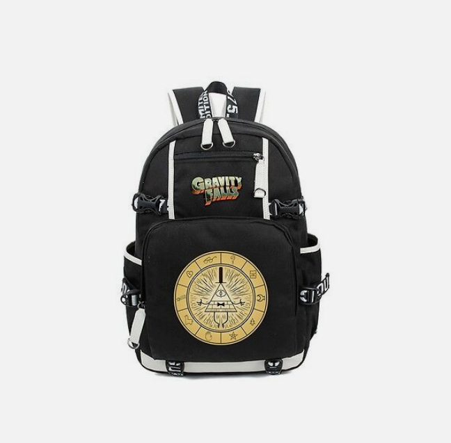 Gravity Falls Cosplay Canvas Backpack Bill Cipher Travel School ...