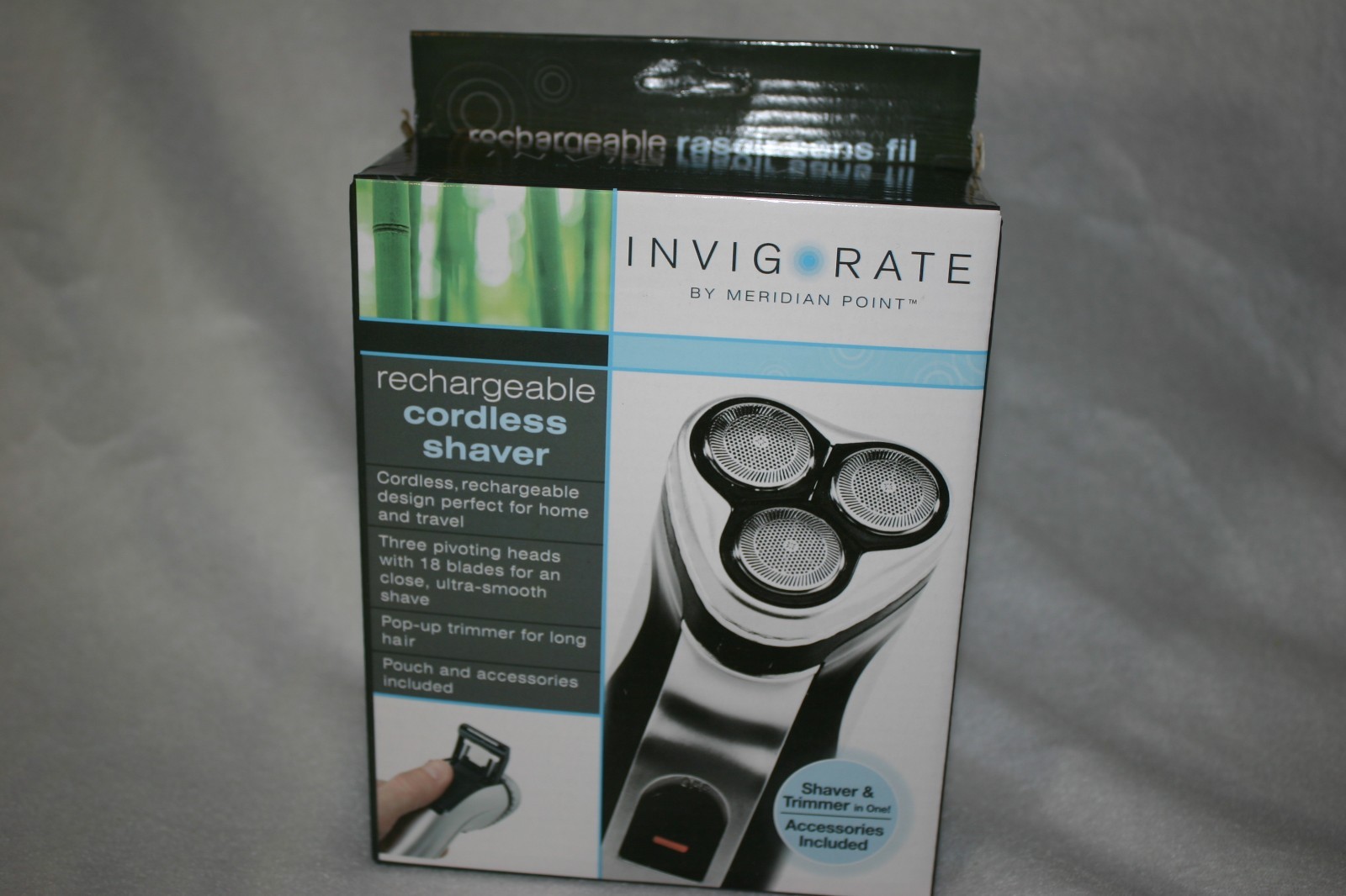 Meridian Point, Invigorate, rechargeable, cordless, shaver, new | eBay