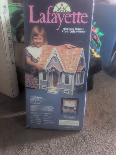 Vintage Dura Craft Lafayette Mansion in Miniature Dollhouse Kit NEW in ...