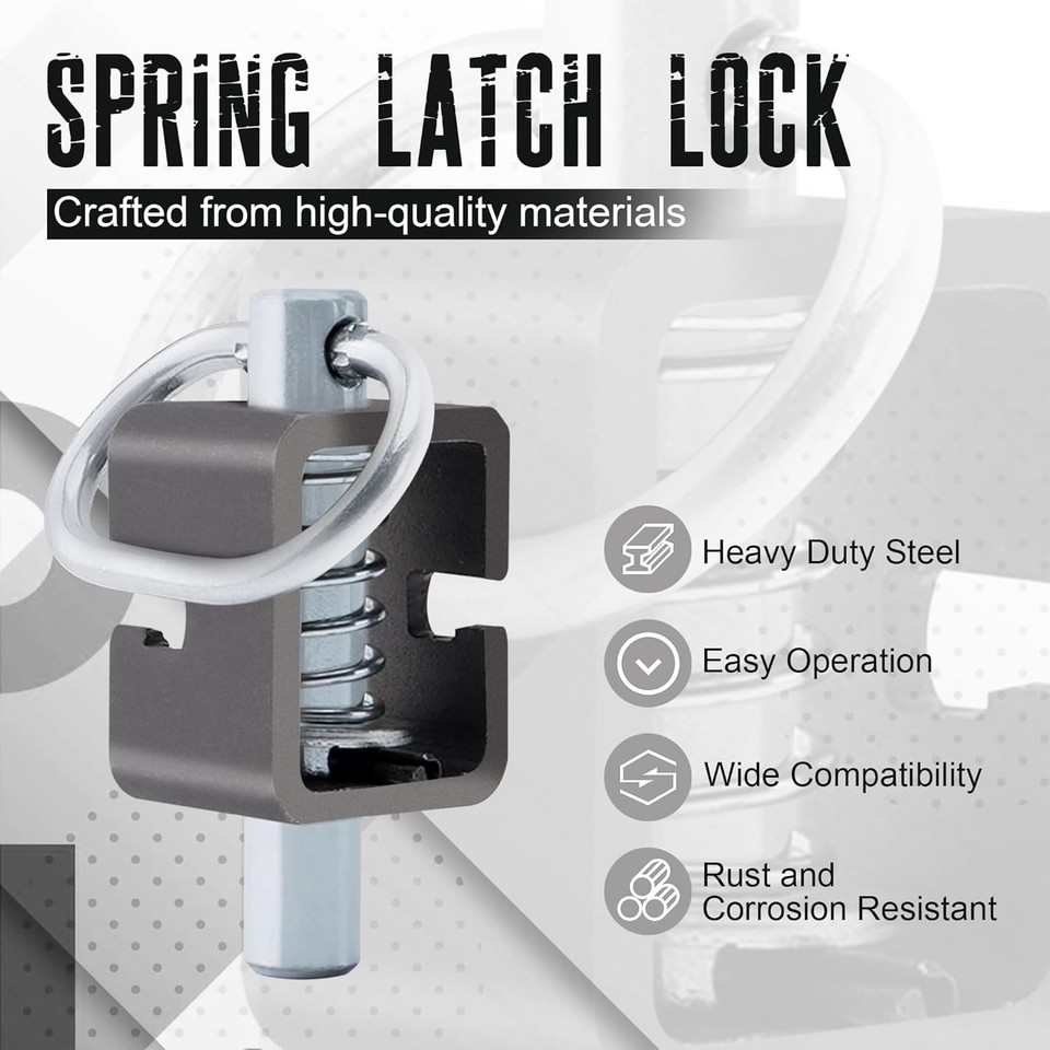 Latch Lock, Weld-On Latch Assembly, Trailer Gate Latch (Pack of 2) | eBay