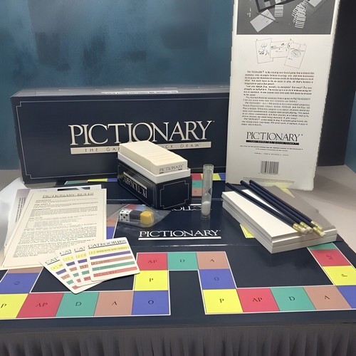 Pictionary First Edition Board Game Of Quick Draw Vintage 1985 Great ...