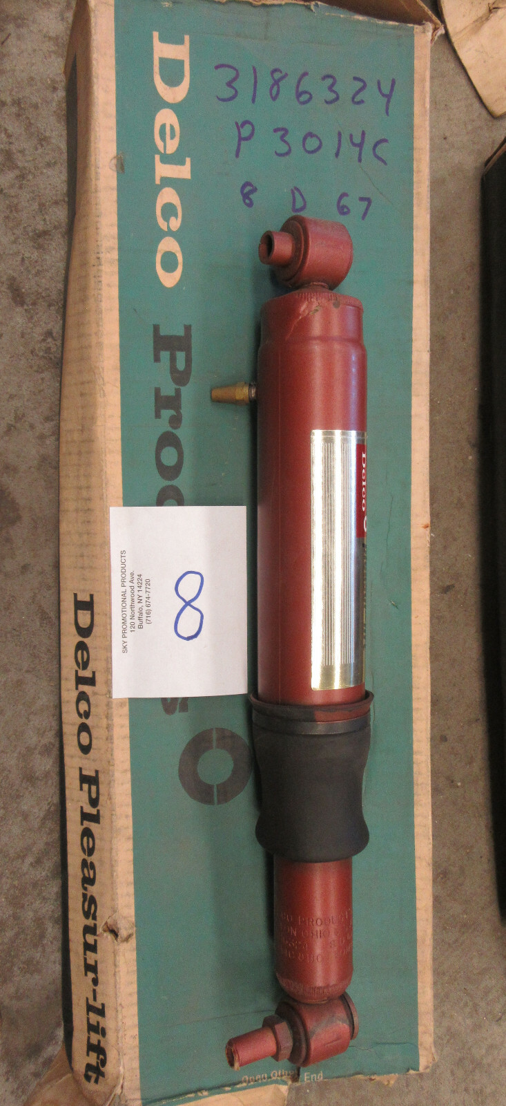 NOS Delco Pleasur-Lift Air Shock - listing is for ONE shock only oem ...