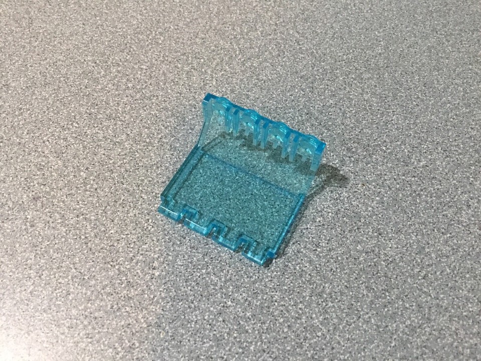 LEGO Part FOR SETS 4559 6493 4532 Trans-Light Blue Hinge Panel 2 x 4 x ...