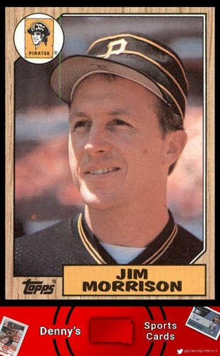 1987 Topps #237 Jim Morrison Pittsburgh Pirates Baseball Card | eBay