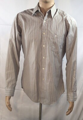 Etienne Aigner Long Sleeve button Up Shirt Mens Size 15 34/35 | eBay