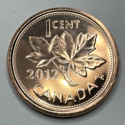 2012 Canadian 1Cent Penny "Last Year of The Canadian Penny". Magnetic ...