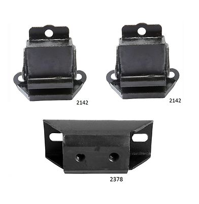 1961-1962 Chevrolet C10 Pickup 3.8L RWD 3SPD Front Motor & Trans Mount ...