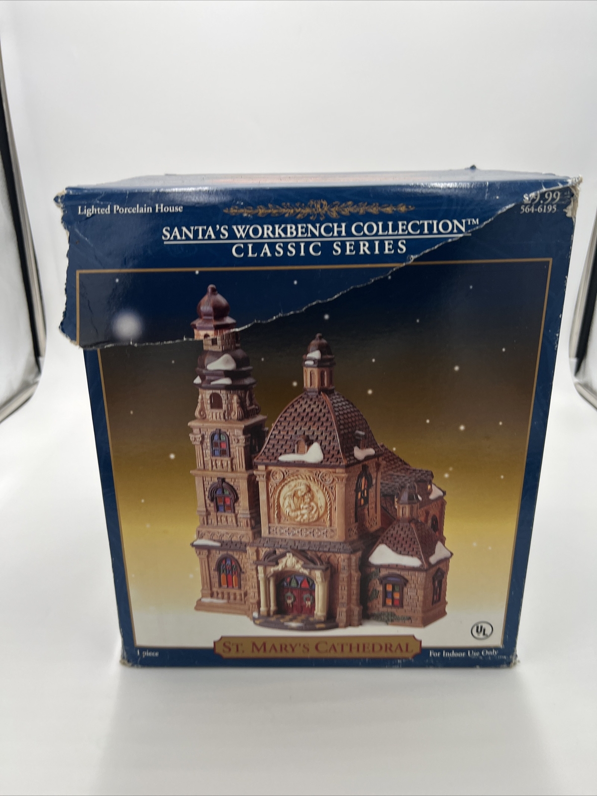 Santa's Workbench Collection St. Mary's Cathedral Christmas Village | eBay