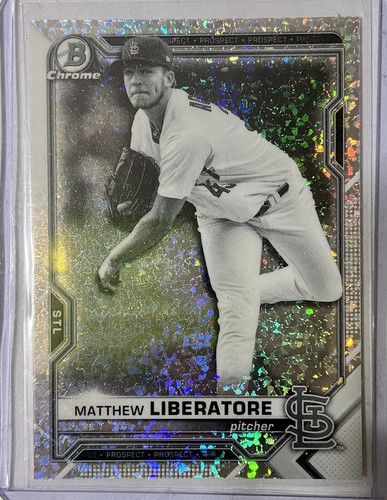 2021 Bowman Chrome Black White Mini Diamond Refractor Bcp 234 Matthew 2708