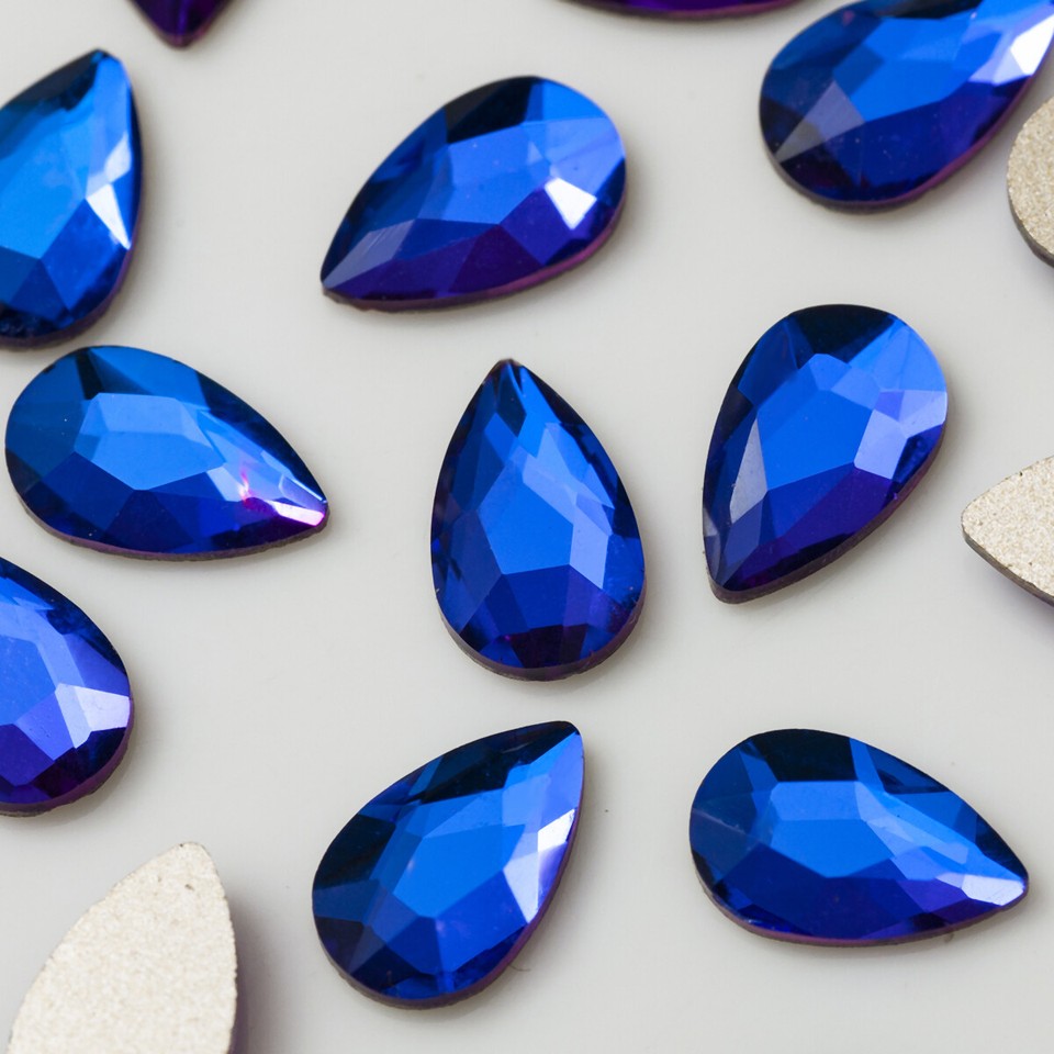 Strass Korean Fashion 3D Nail Art Rhinestone Pear Flatback Pixie ...