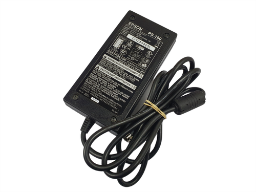 EPSON PS-180 48W 24V 2.0A POS Receipt Printer Power Adapter with Power ...