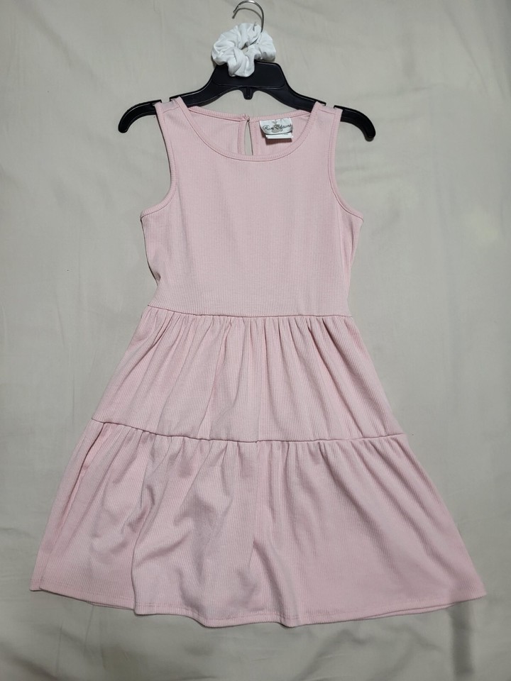 Rare Editions Big Girls Size 10 Soild Tiered Dress | eBay