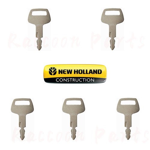 5 Fits New Holland Mini Excavator and Compact Tractor Ignition Keys ...