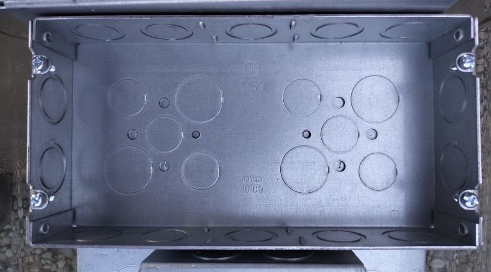 New. Electrical Box: Galvanized Steel, 1 5/8" Nominal Dp, 8 5/8" | eBay