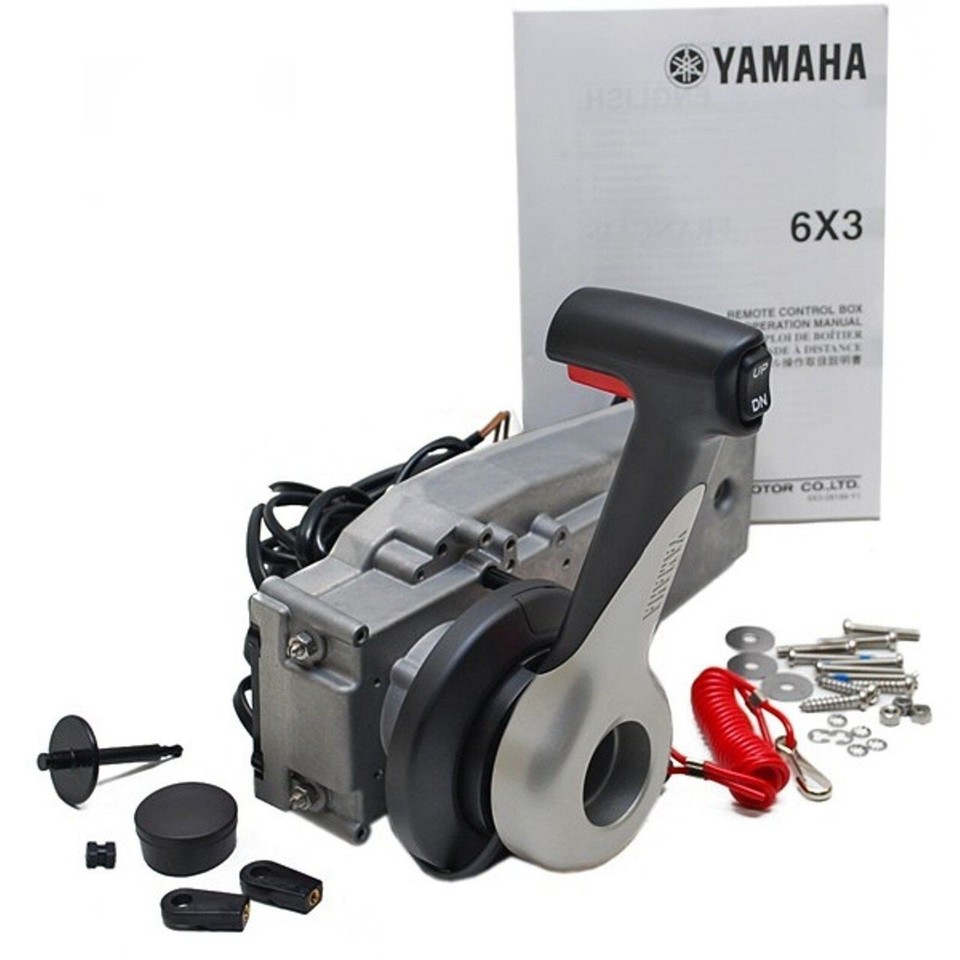 Yamaha Right Side Flush Mount Control Box with Stop Switch 6X3-48206-11 ...