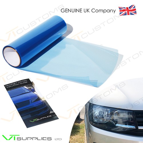 Light Blue Headlight Tinting Car Film Fog Lights Taillight Tint [ 30 x ...