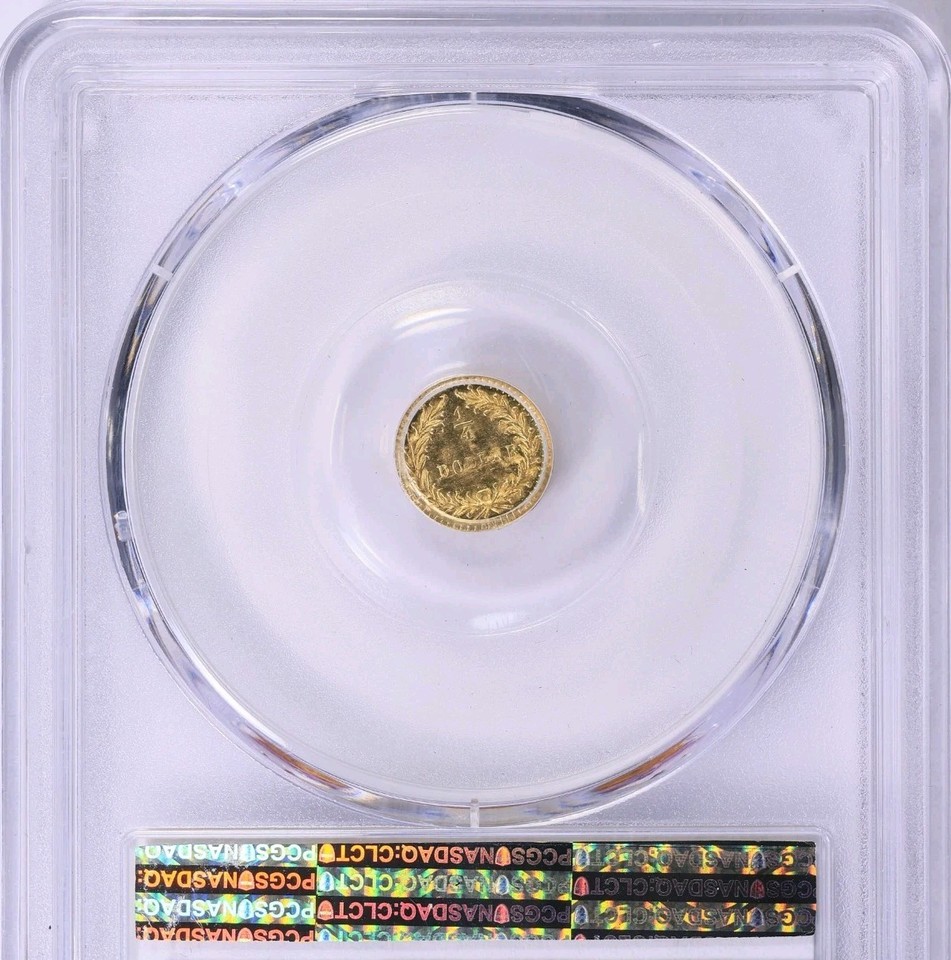 1880/76 California Fractional Gold 25c BG-885 PCGS MS-63 PL | eBay