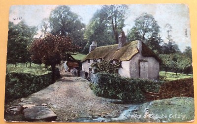 c. 1920s COOMBE CELLARS, DEVON, COTTAGES VIEW POSTCARD | eBay
