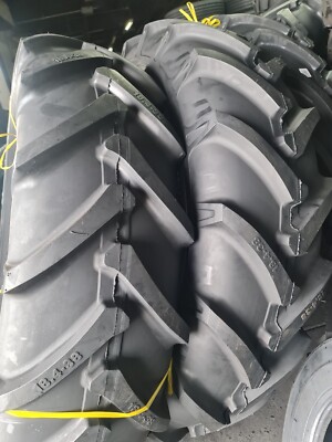 18.4-38 (2-TIRES + TUBES) RC RoadGuider 18.4x38 R1 12 PLY Tractor Tires ...