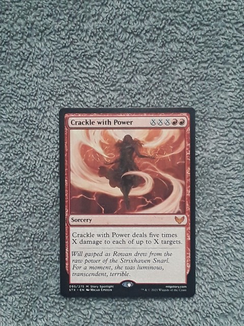 MTG Crackle with Power Strixhaven: School of Mages 095/275 Regular ...