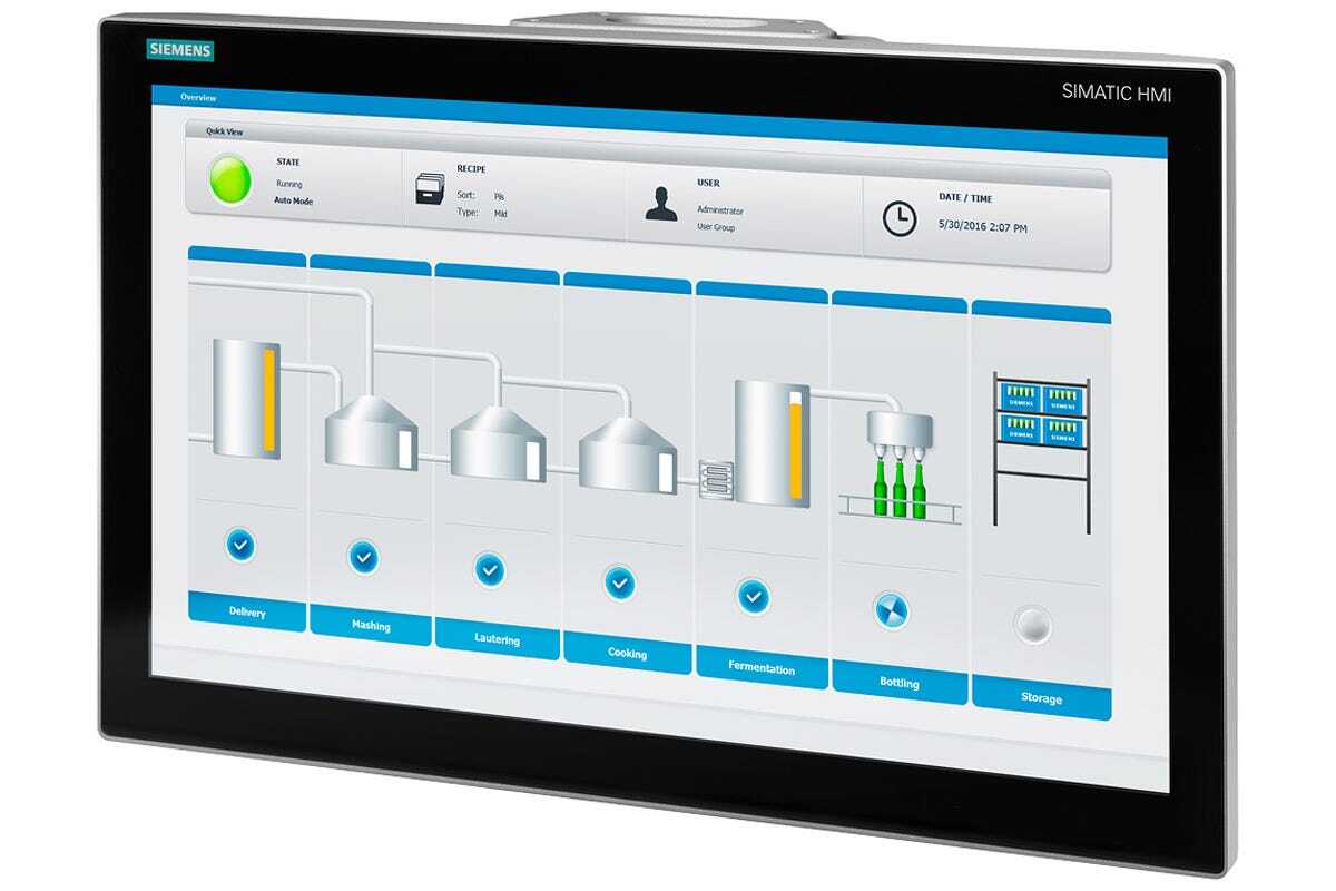 Siemens 6AV7863-4MA14-1AA0 Refurbished SIMATIC IFP2200 PRO, FLAT PANEL ...