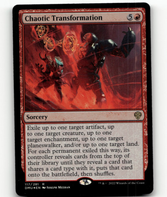 FOIL - MTG Dominaria United - Chaotic Transformation 117 | eBay