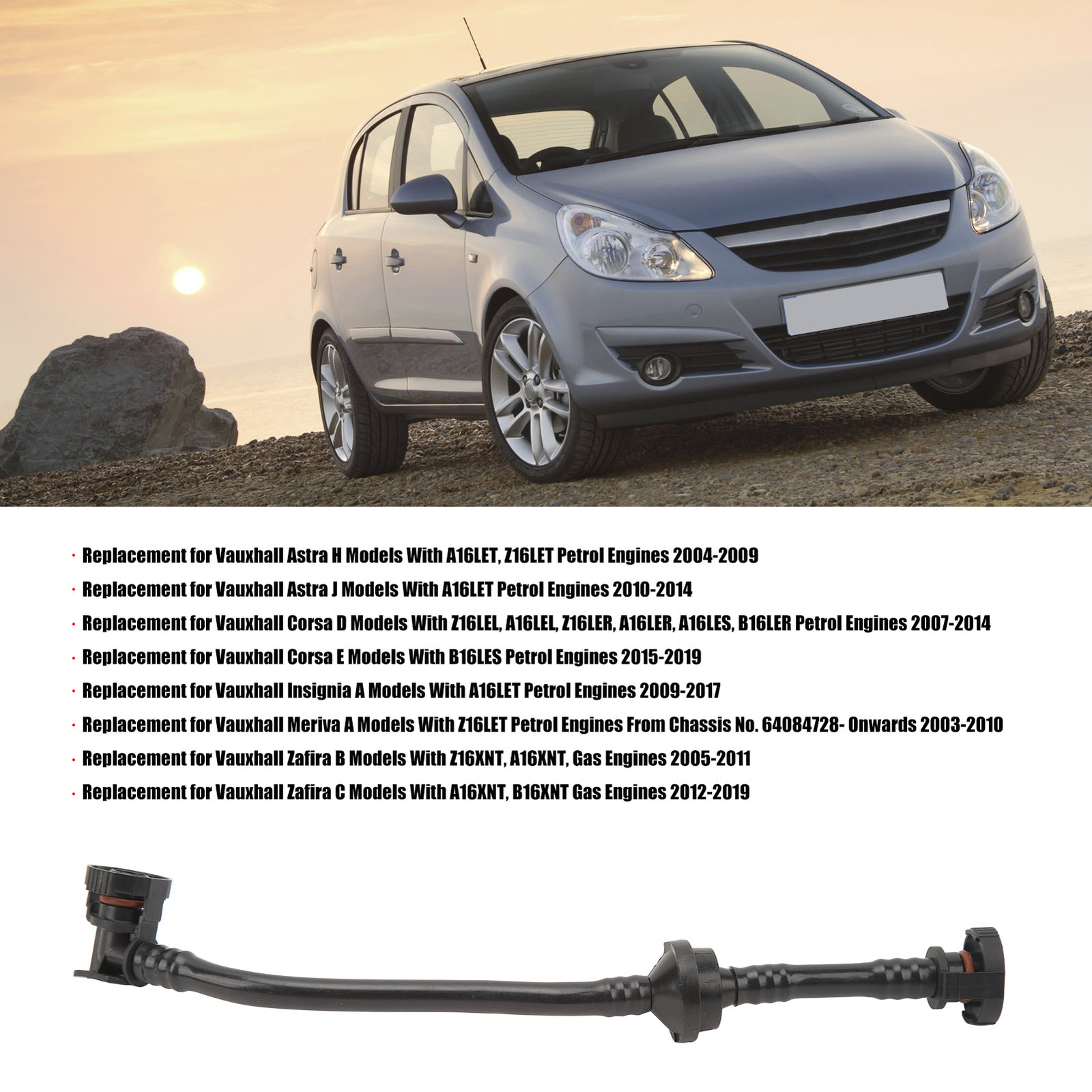 .* Crankcase Ventilation Pipe 55563097 Leak Proof Pressure Reduction ...