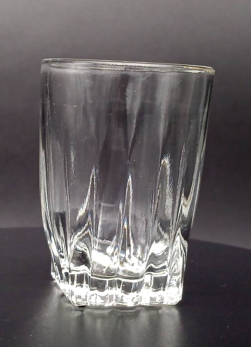 Vintage Clear Crystal Glasses Fluted Cordial Liqueur Shot Barware ...