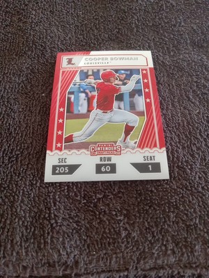2021 Panini EEE College Tickets Cooper Bowman Baseball Card CTO-CB | eBay