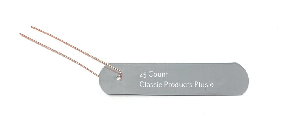 Zinc Trap Tags Trapping SuppliesID Garden Plants Trees Trot Lines(Write ...