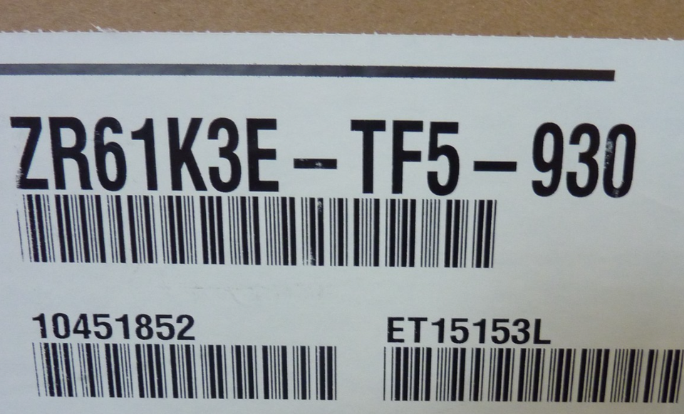 EMERSON COPELAND ZR61K3E-TF5-930 SCROLL COMPRESSOR 230V 3PH 1-Stage ...