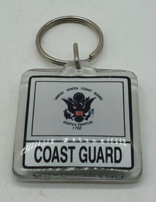 Coast Guard Vintage Acrylic Keychain USCG Semper Paratus 1790 NOS | eBay