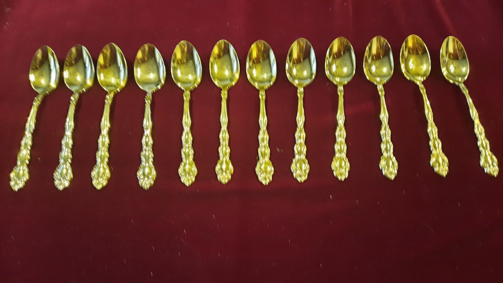 Oneida Community GOLD BEETHOVEN Golden Electroplate Silverware Flatware ...