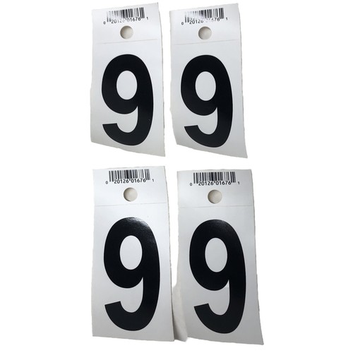 Napa Balkamp 770-7285 Number "9" DOT Approved Sticker - Box of 4 | eBay