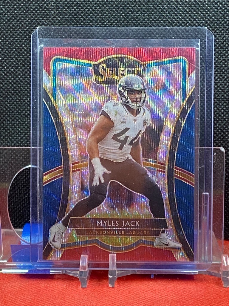 2019 Panini Select Premier Level Tri Color Prizm #128 Myles Jack 004/199 NFL | eBay