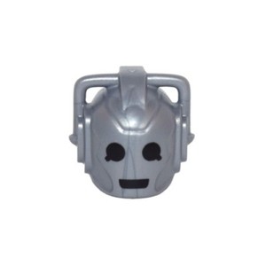 LEGO - Minifig, Head Modified Robot w/ Black Eyes and Mouth Pattern ...